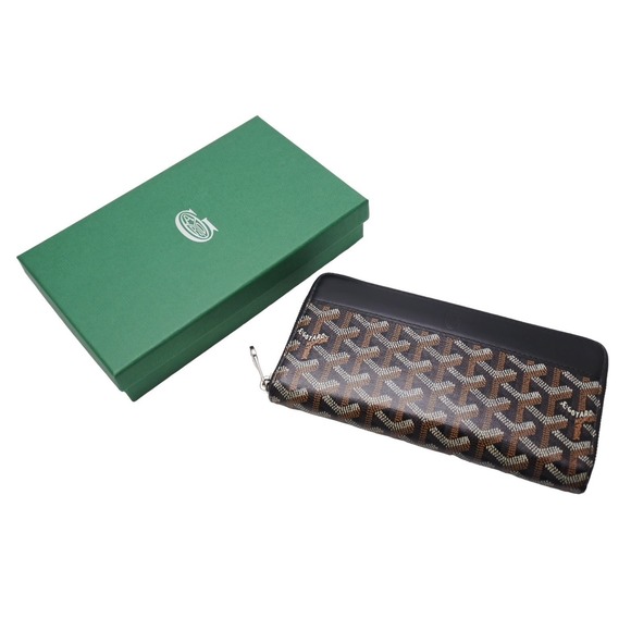 Goyard | Bags | Goyard Matignon Gm Long Wallet Herringbone Pattern ...